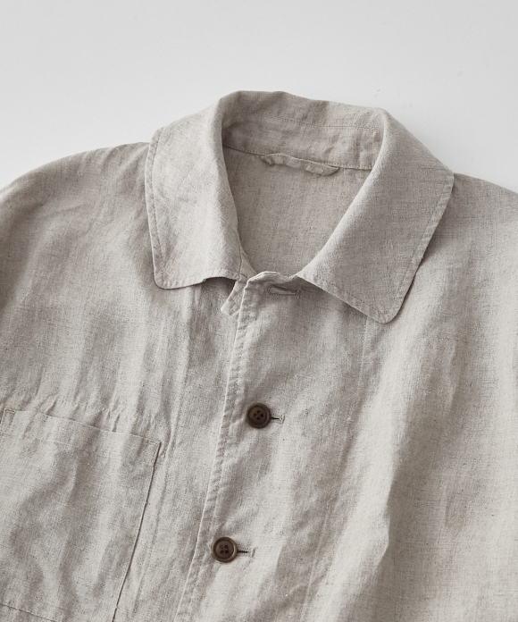 Black Hemp Duster Coat｜nest Robe International Online Store