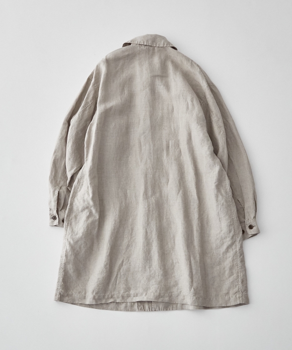 Black Hemp Duster Coat｜nest Robe International Online Store